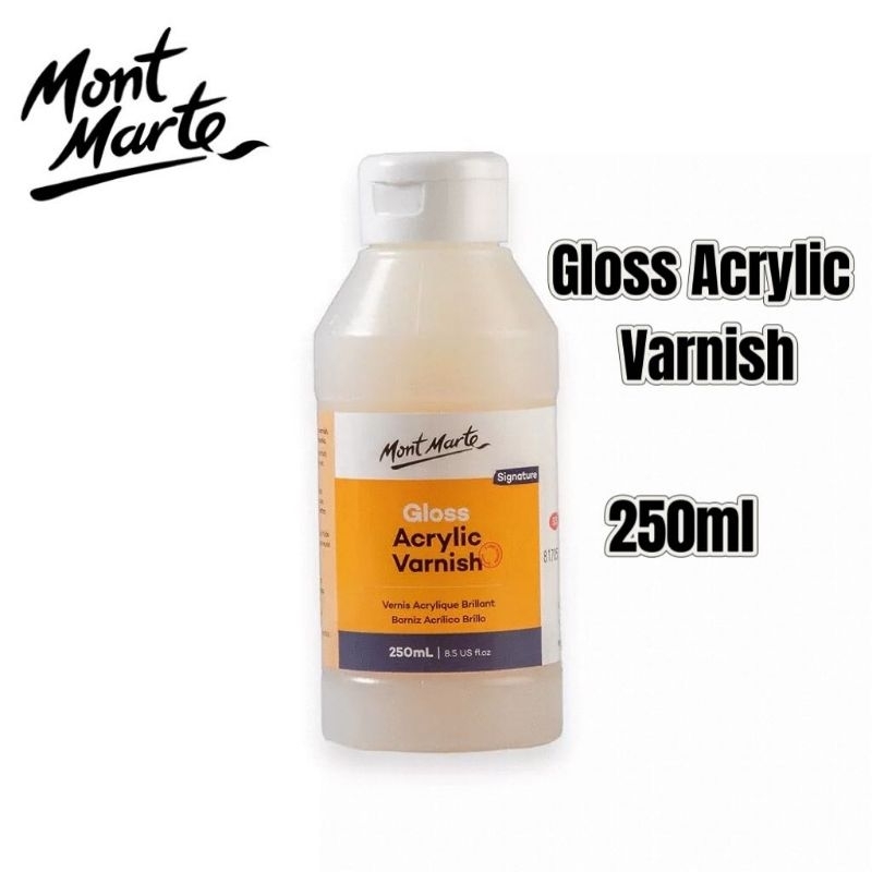 Mont Marte Gloss Acrylic Varnish 250ml | Shopee Philippines