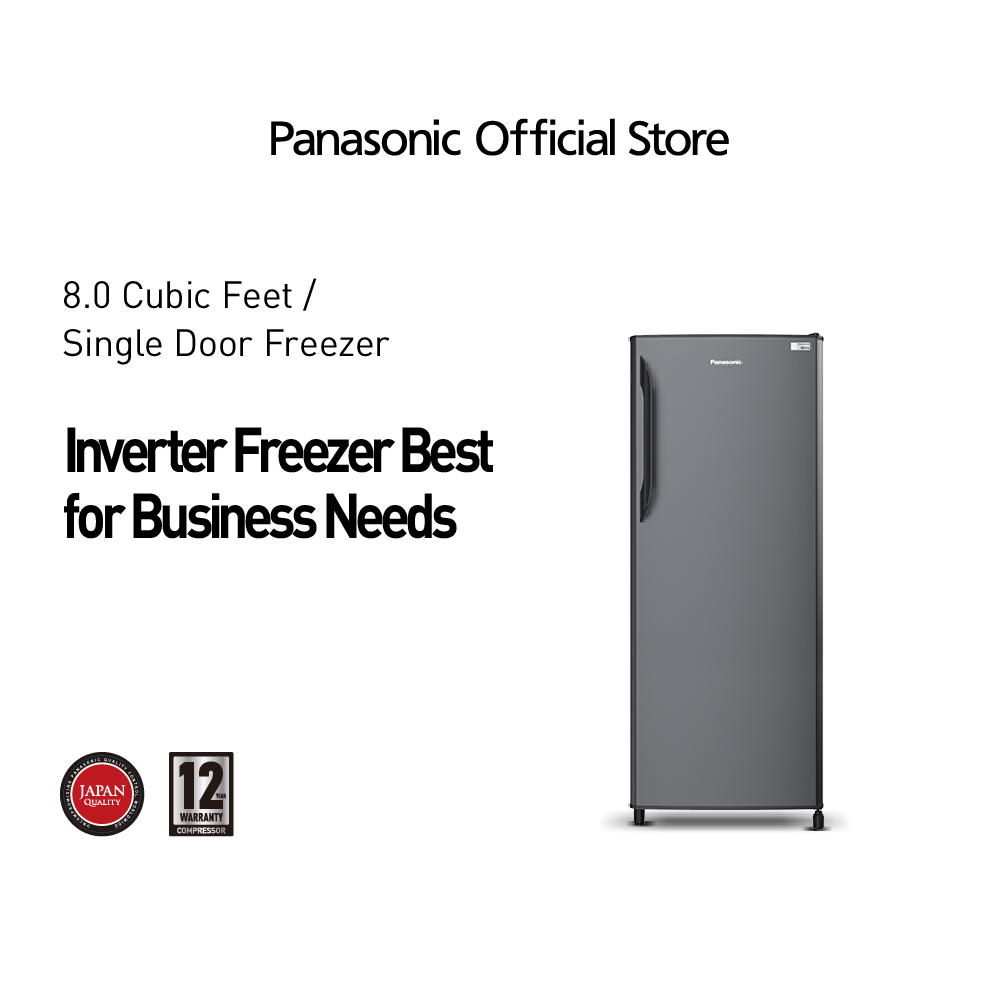 Panasonic NR-AQ241FB 8.0 cu ft Direct Cool Inverter Upright Freezer ...