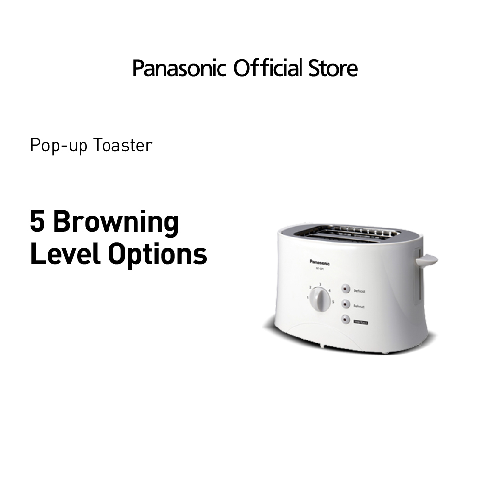 Panasonic NT-GP1WSN Pop-up Toaster | Shopee Philippines