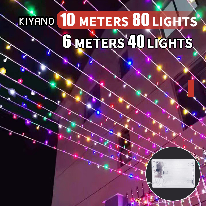 LED small lights flashing string lights outdoor waterproof colorful ...