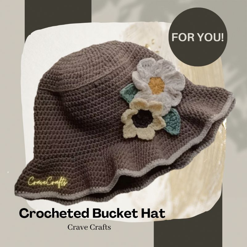Crocheted Bucket Hat | Shopee Philippines