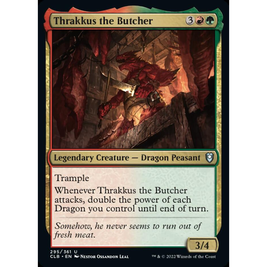 Thrakkus the Butcher - Commander Legends: Battle for Baldur's Gate (CLB ...