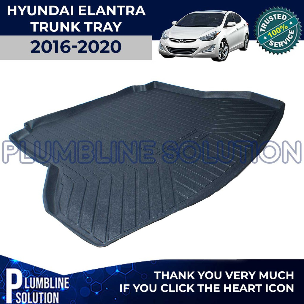 Hyunda Elantra 2011 - 2023 Trunk Tray / Cargo Trunk Tray / Cargo ...