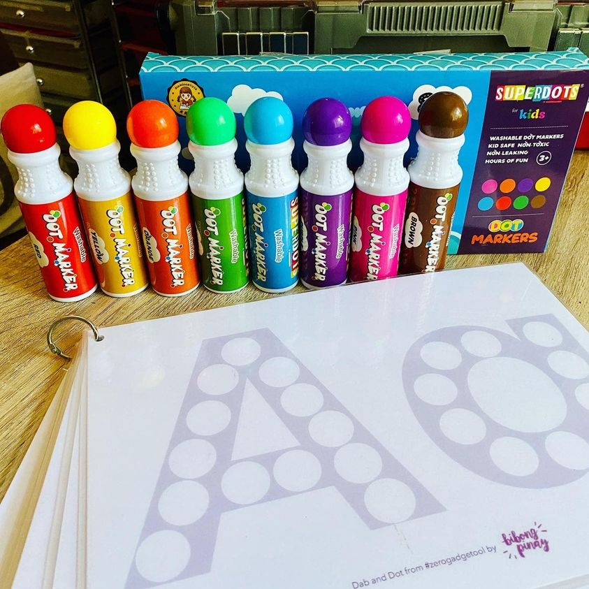 Dab & Dot Alphabet homeschooling worksheet | Shopee Philippines
