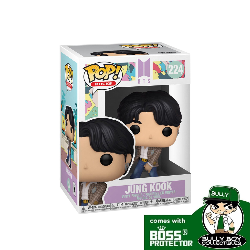 Funko Pop! Rocks - BTS Dynamite - Jung Kook 224 With Boss Protector | Shopee Philippines