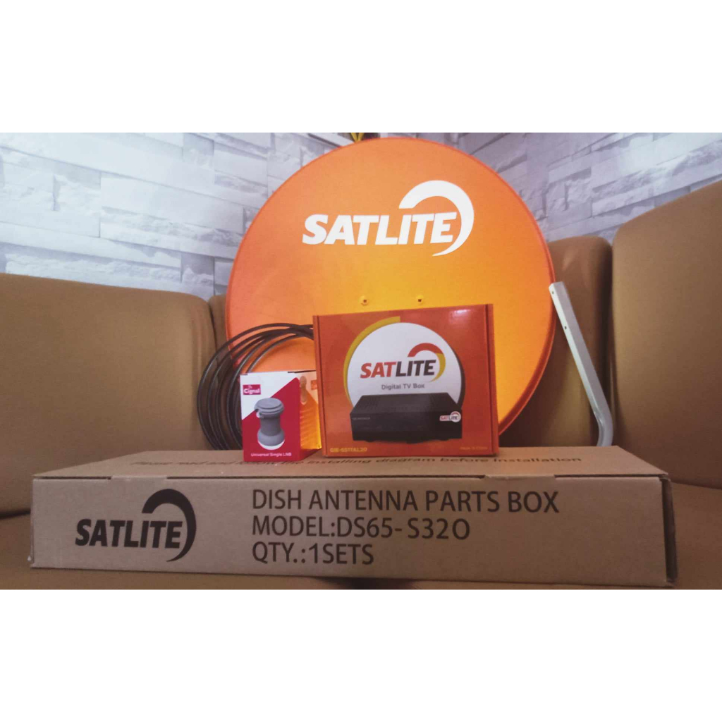 satlite complete set 2nd month free load | Shopee Philippines