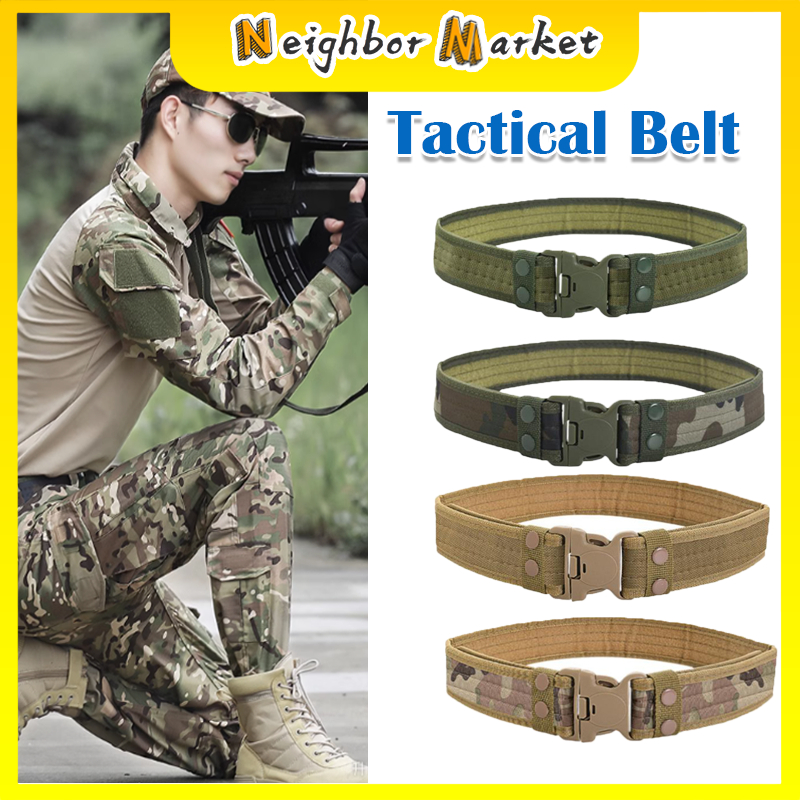 Tactical Military Nylon Buckle Waist Belt Waistband PE Belt Korean ...