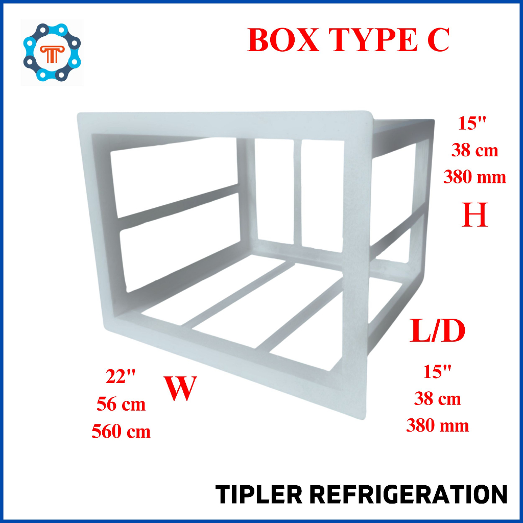 White Non-Inverter Window Type Aircon Bracket Cage Box Type C (1hp to 1 ...
