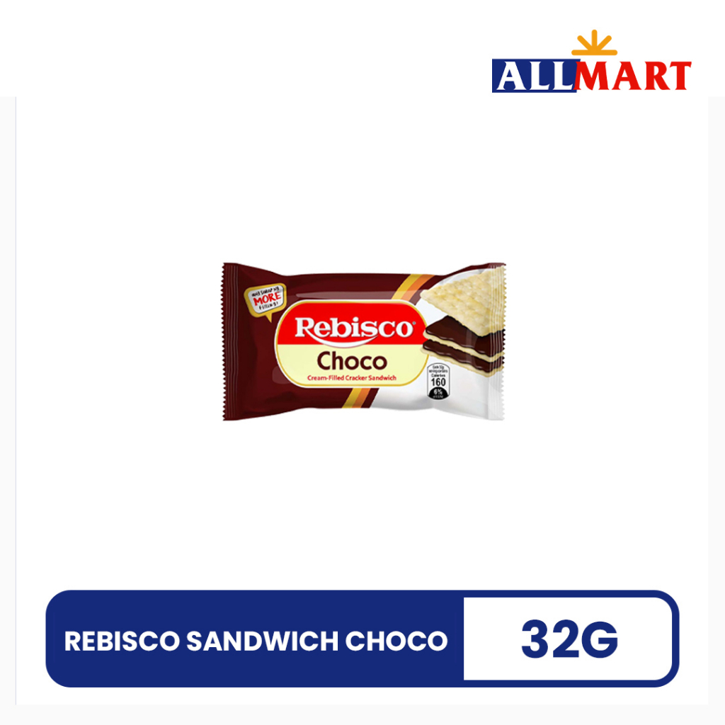 Rebisco Sandwich Choco 32g | Shopee Philippines