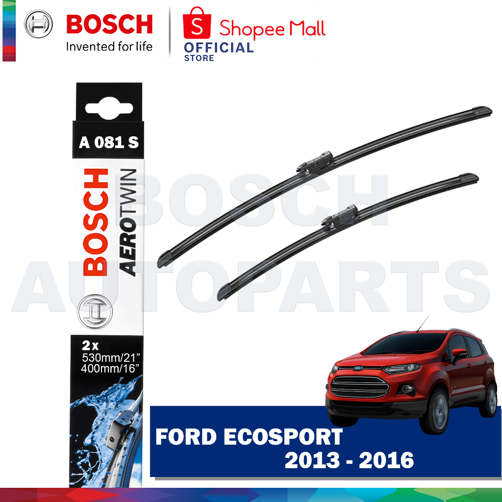 BOSCH Aerotwin Wiper Blade Set for Ford Ecosport 2013 - 2016 A081S (21/16) | Shopee Philippines