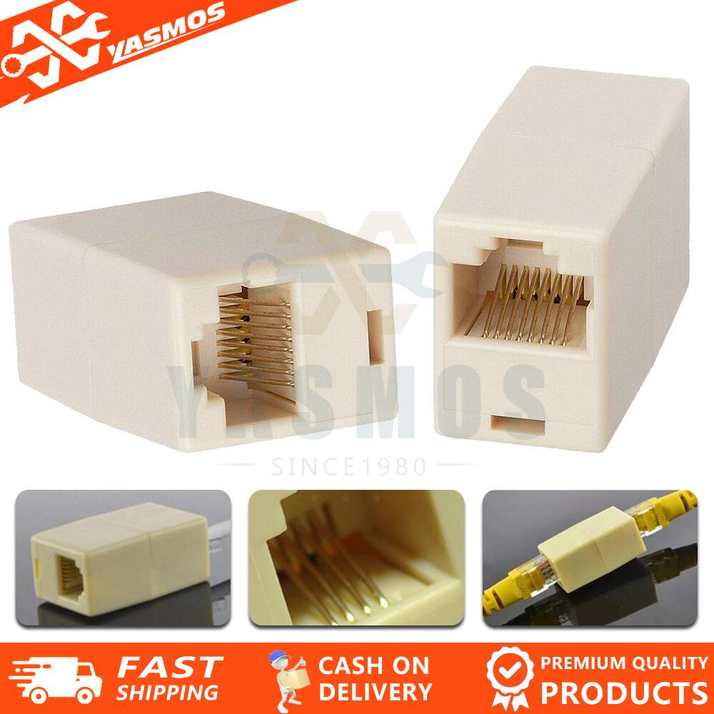 10/30/50PCS Rj45 Coupler Female To Female Ethernet Network Cable LAN ...