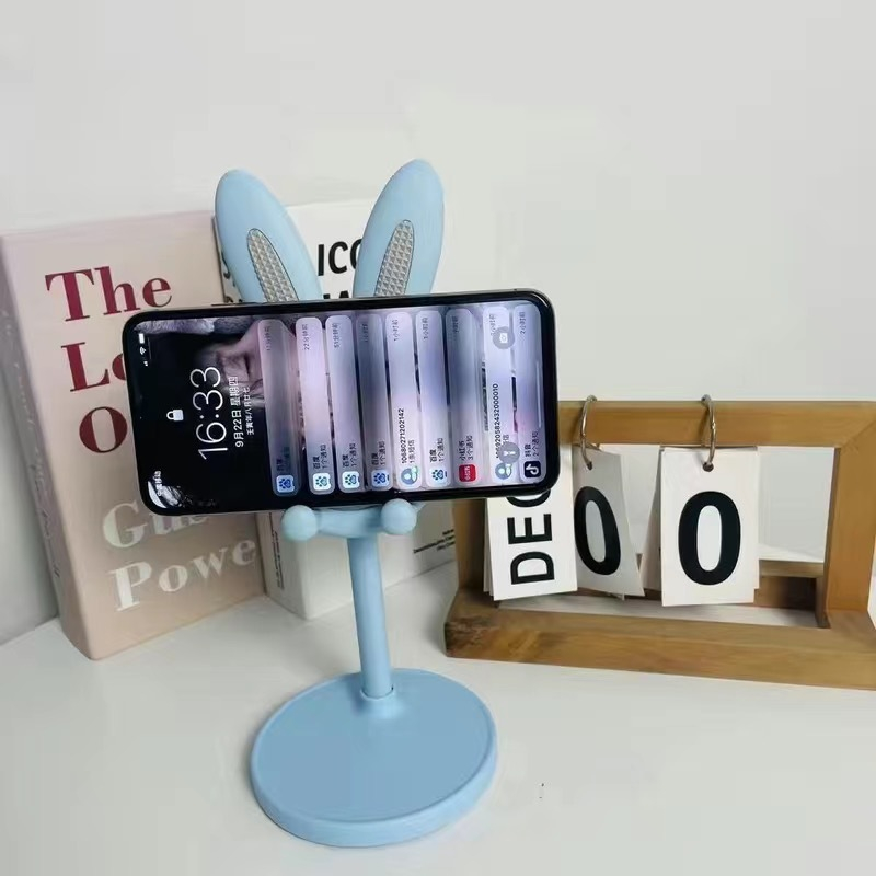 Adjustable Height Angle Cute Bunny Phone Stand | Shopee Philippines