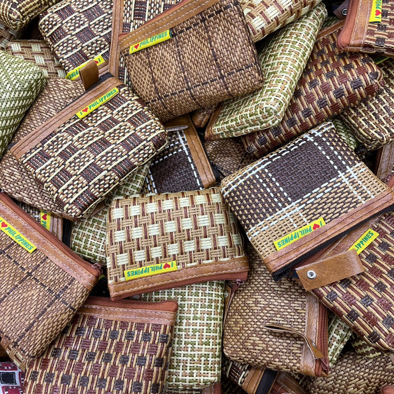 (iloveph) Native Banig Wallet Coin Purse Bamboo Wallet Coinpurse Banig ...