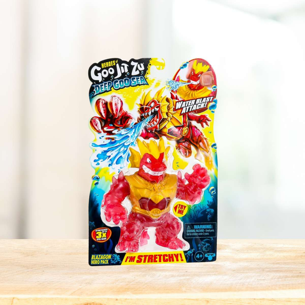 Heroes of Goo Jit Zu Deep Goo Sea Hero Pack Stretchy Goo Blazagon For ...