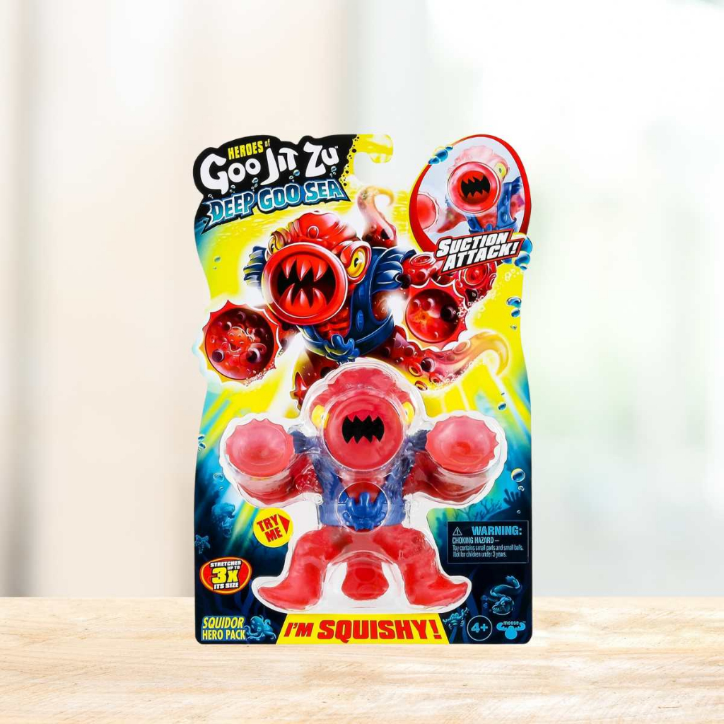 Heroes of Goo Jit Zu Deep Goo Sea Hero Pack Stretchy Goo Squidor For ...