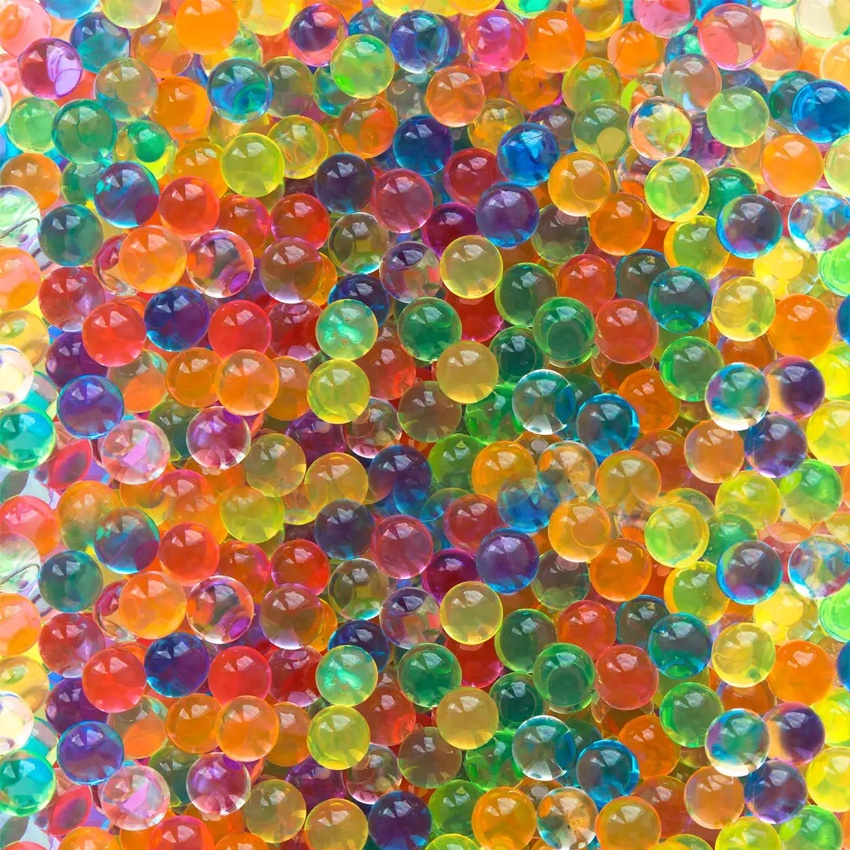 50000pcs 7.5mm Gel Beads toy DIY toys Gel Balls Water Play Beads ...