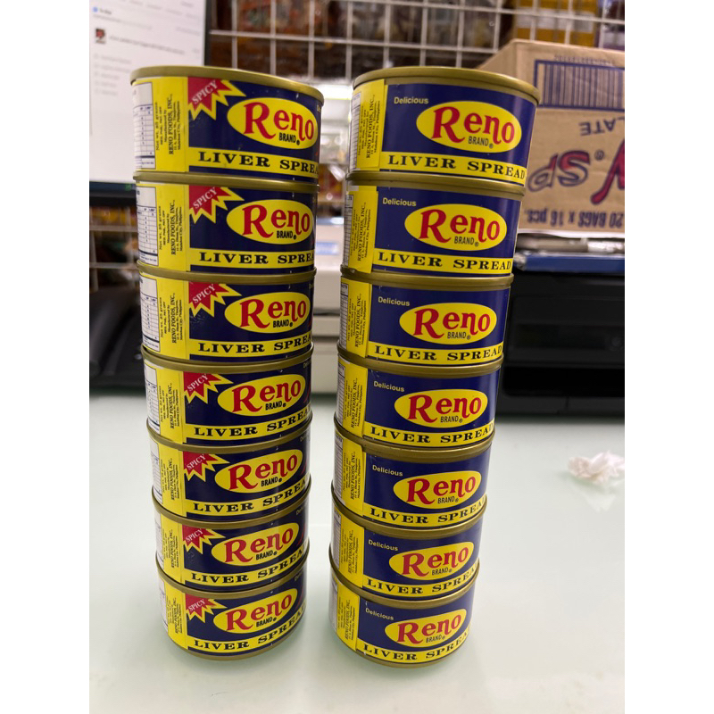 1 set 7 Reno Liver Spread 85g can Original/Hot | Shopee Philippines
