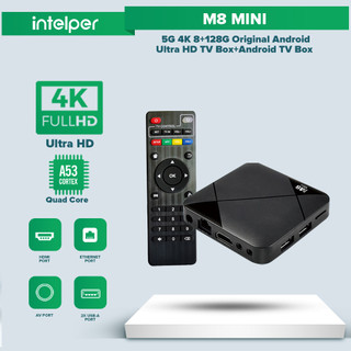 Intelper M8 Mini TV Game Box 1+8GB 4K HD 2.4G WiFi Android 10 Smart TV ...