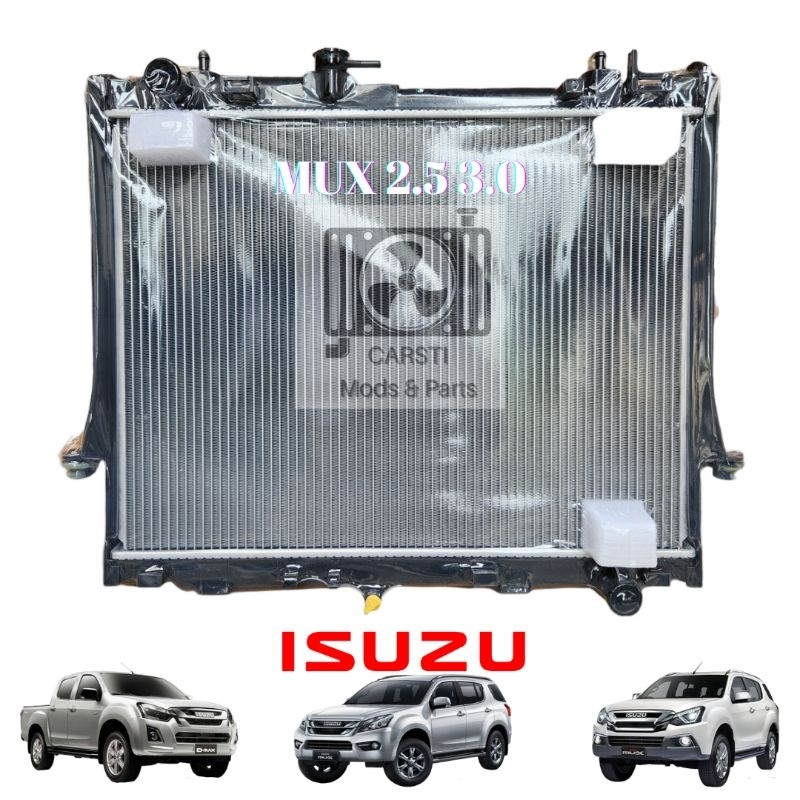 Radiator Mux Dmax Isuzu 2.5 3.0 Manual Automatic 4jk1/ 4jj1tcx | Shopee ...