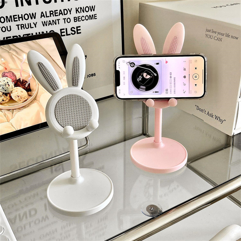 Cute Bunny Phone Stand, Angle Height Adjustable Cell Phone Stand For ...