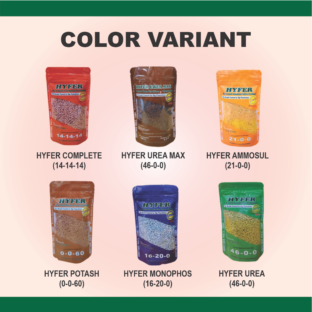 HYFER Plus Coated Solid Fertilizer and 100ml Free Hyfer Plus Foliar ...