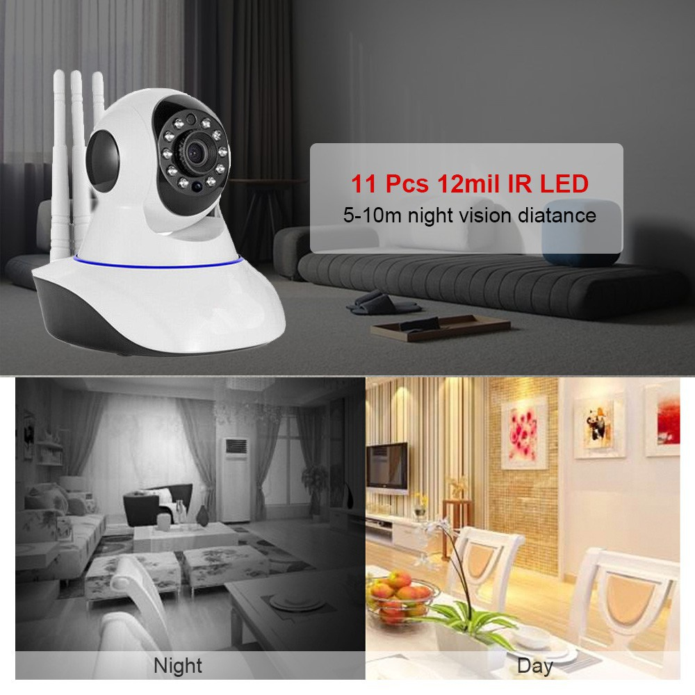 Portable 360 Panoramic Smart CCTV With Night Vision And Two Way Audio ...