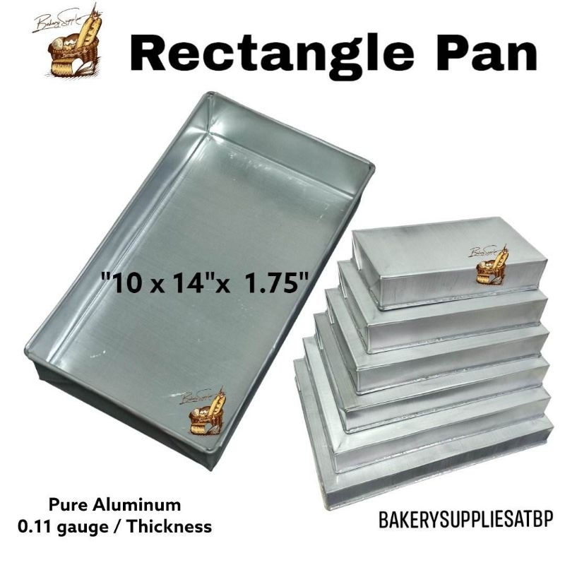 RECTANGLE PAN 10X14X1.75 inches | Shopee Philippines