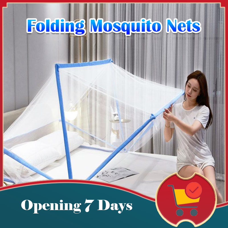 Foldable Mosquito Net 1.8 King/1.5 Queen Bed Size Mosquito Nets Decor ...
