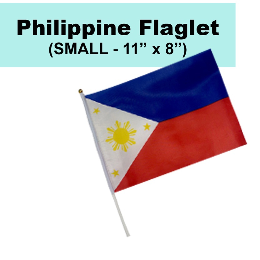 Philippine Flag / Nylon - Lightweight Flaglets - Small & Mini Watawat ...