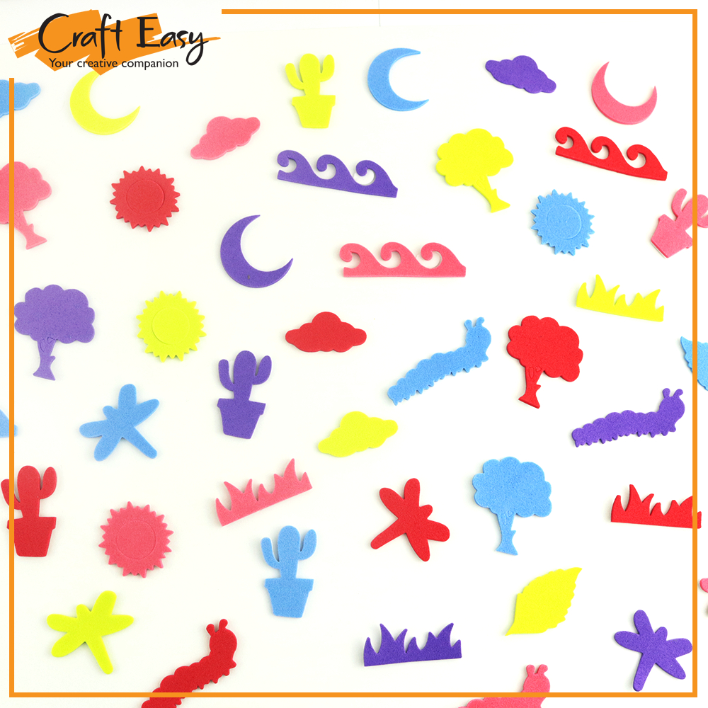 Craft Easy Foam Shapes (Geometric, Girls, Boys , Animals, Numbers ...