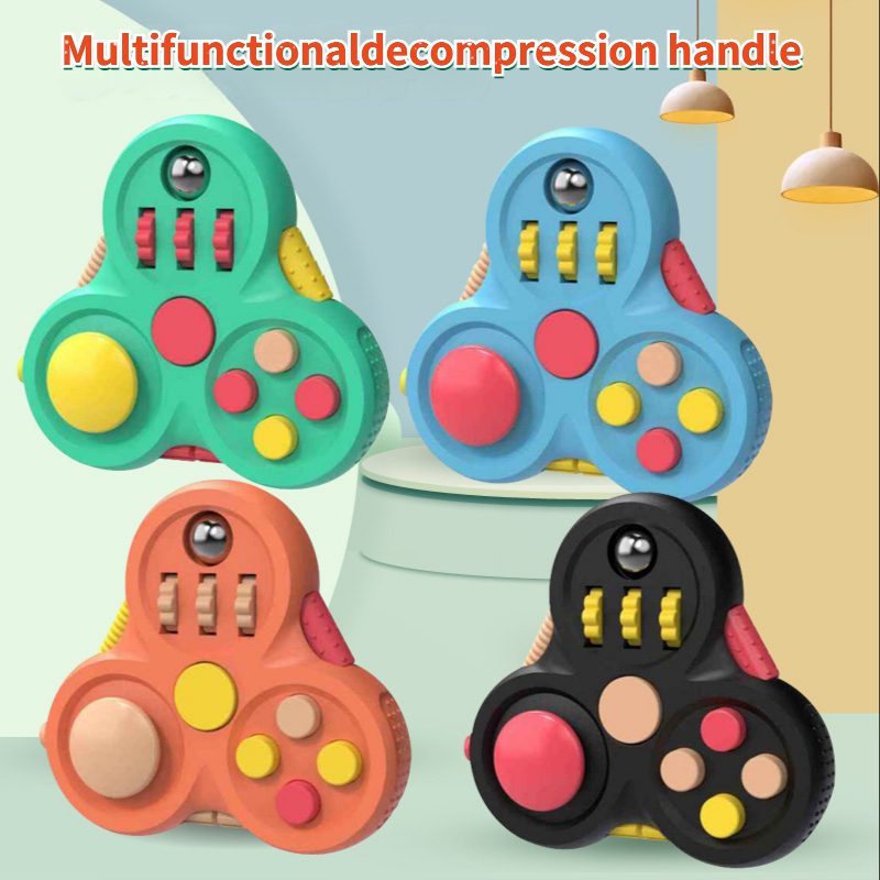 Adult Children Hand Spinner Multifunctional Decompression Fingertip ...