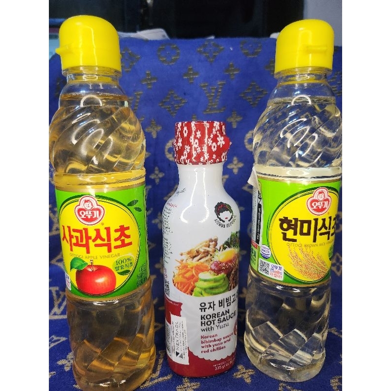 OTTOGI BROWN RICE VINEGAR/ KOREAN HOT SAUCE WITH YUZU | Shopee Philippines