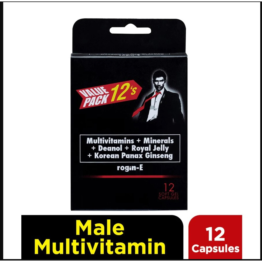 Rogin-E Multivitamins + Minerals + Deanol + Royal Jelly + Korean Panax ...