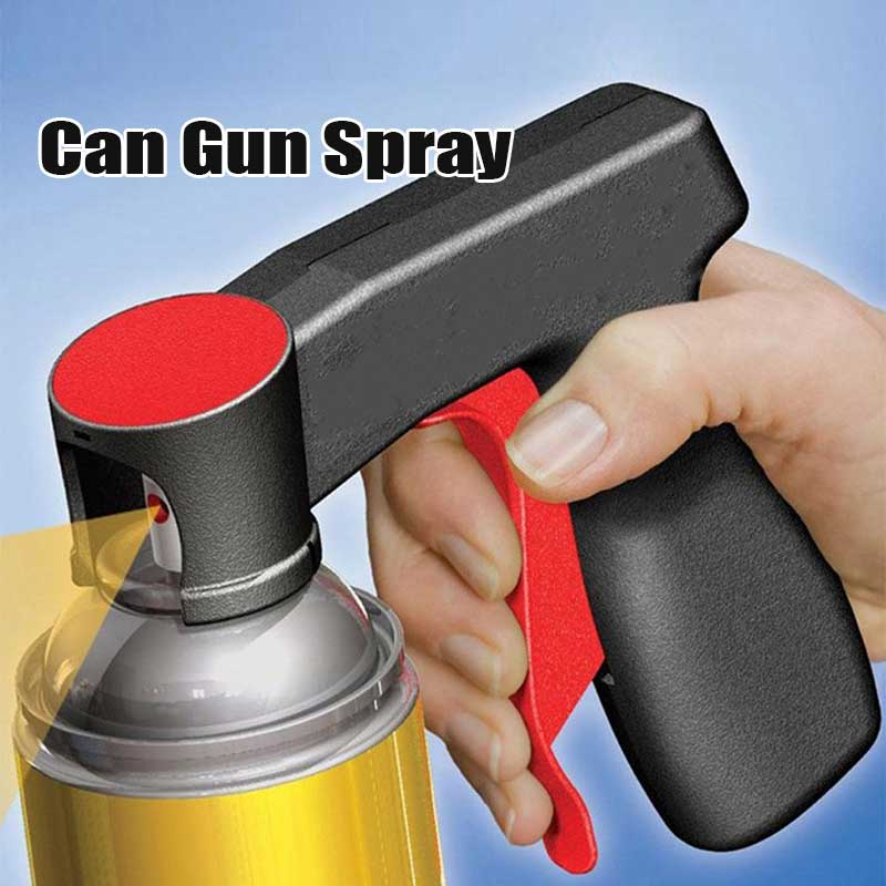 Universal Paint Can Pis tol Grip Trigger Spray Gun Adapter Aids Handle ...