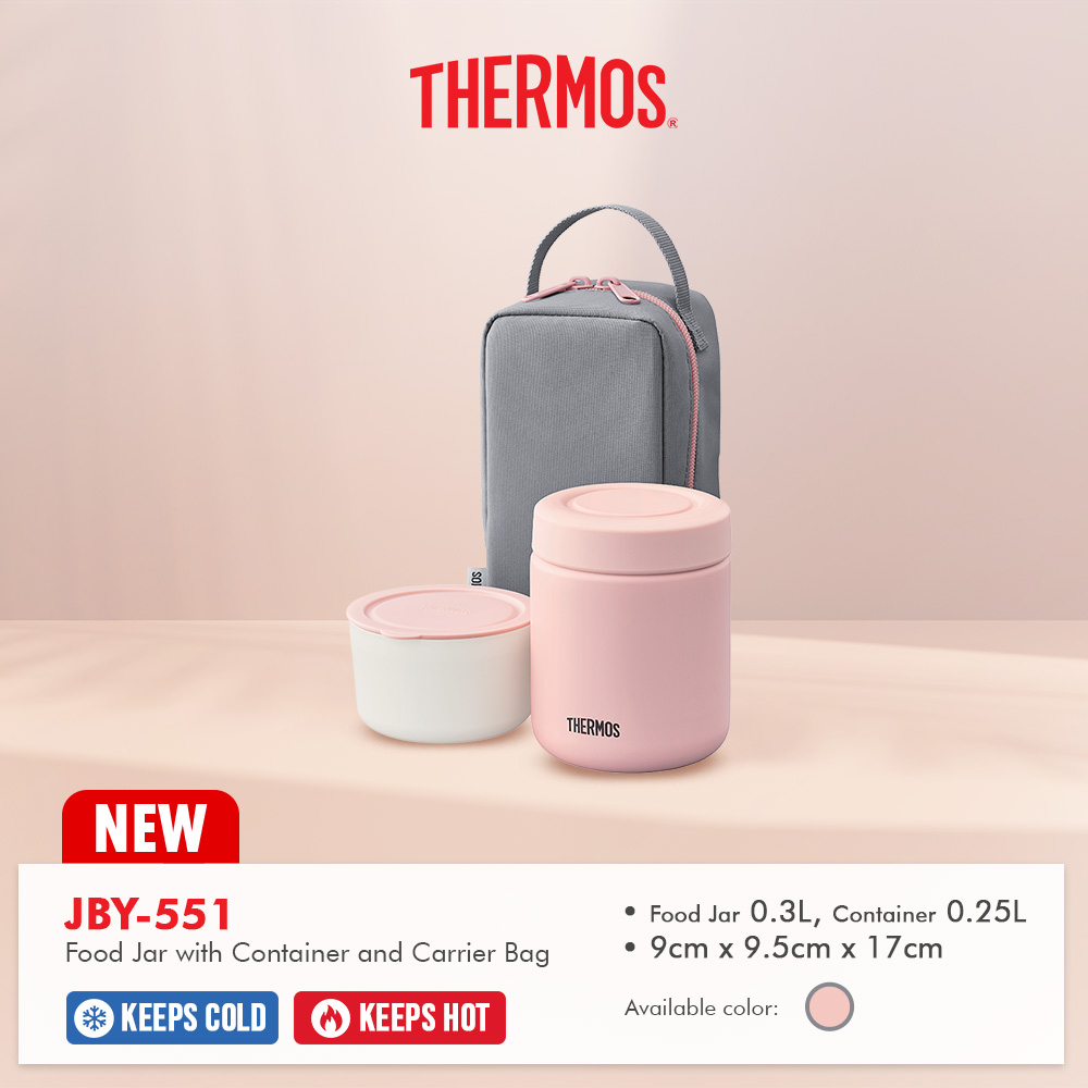 Thermos® JBY-551 Lunch Box ( 0.3L Food Jar & 0.25L Food container) | Shopee Philippines