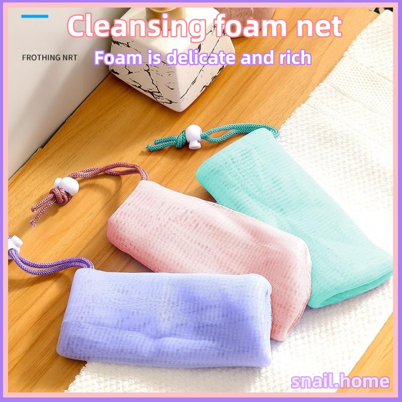 1pc Soap Foaming Mesh Net Body Shower Cleaning Bubble Mesh Bag bubble ...