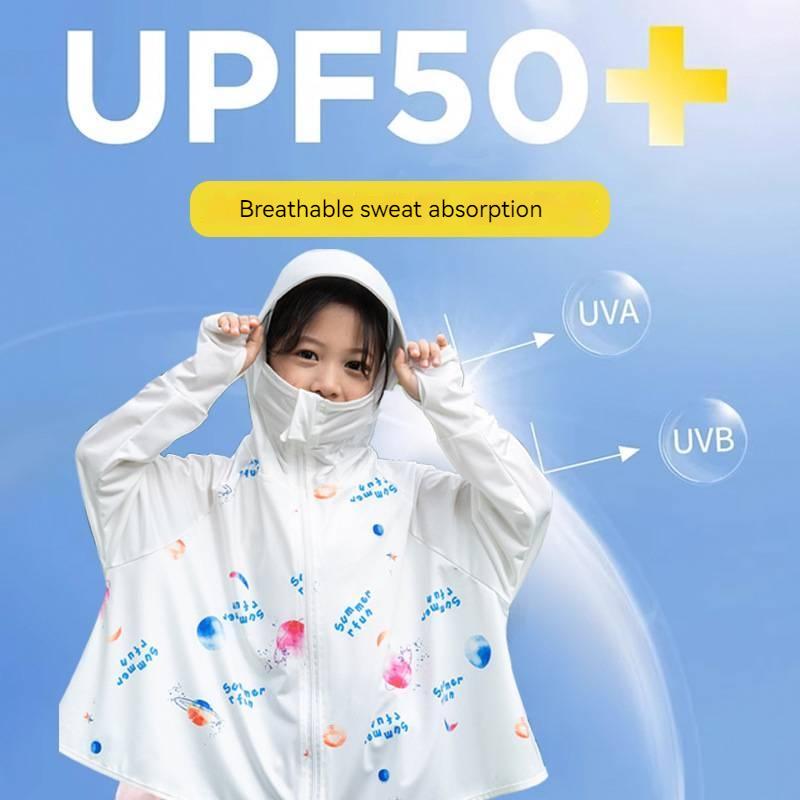 unisex UV sun protection jacket for kid boy girl Summer Long Sleeve ...