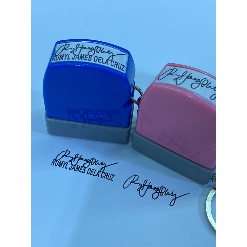 PERSONALIZED STAMP WITH SIGNATURES COD | Shopee Philippines