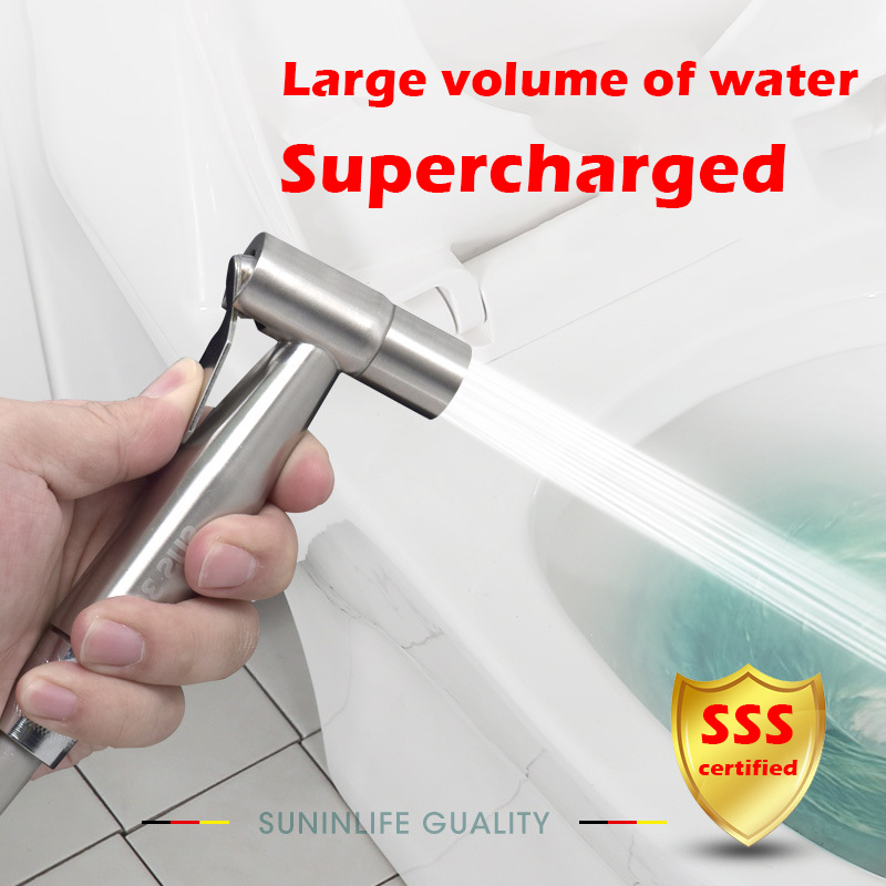 Bidet Set 304 Stainless Steel Heavy Duty 4 in 1 Bidet Spray Set For ...