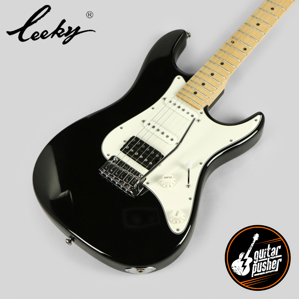 Leeky S-Series S10 HSS S-Style Electric Guitar (Maple Fingerboard ...