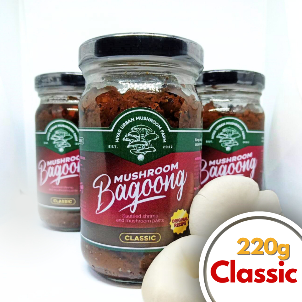 Classic Mushroom Bagoong With Alamang 220 G Condimentpinoy Sawsawan Shopee Philippines