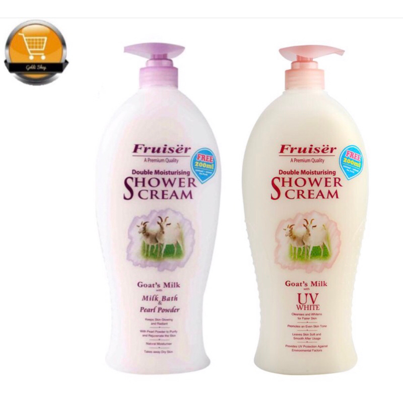 Fruiser Double Moisturising Shower Cream -1000mL+200mL | Shopee Philippines