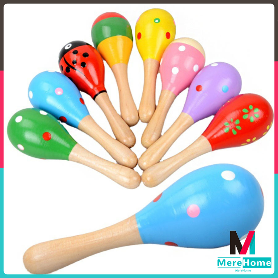 Maracas Wooden Musical Toy for Kids Toys for Children Color Random ...