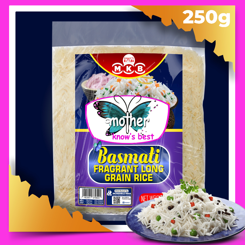 Mother Know's Best Fragrant Long Grain Basmati Rice 100g | Shopee ...