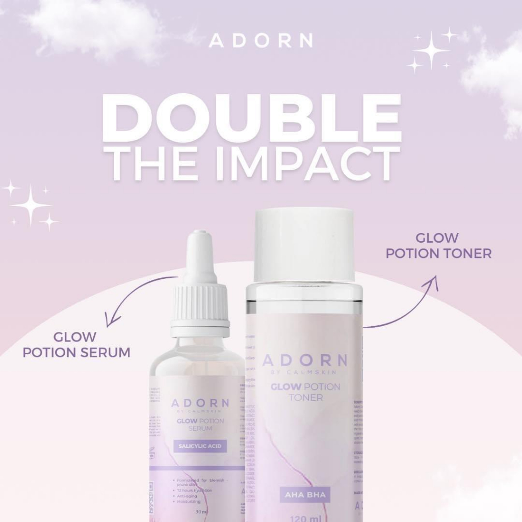 Adorn Toner & Adorn Serum | Glow Potion Duo | Shopee Philippines