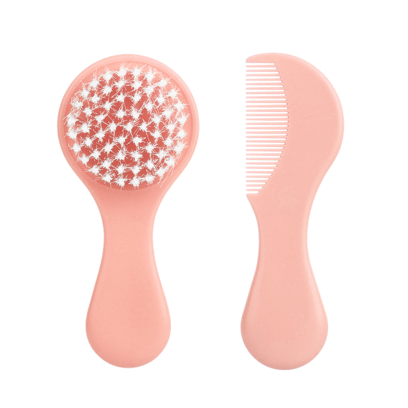 Baby Comb Set Soft-Bristle Hair Brush Grooming Kit Newborn Baby Care ...