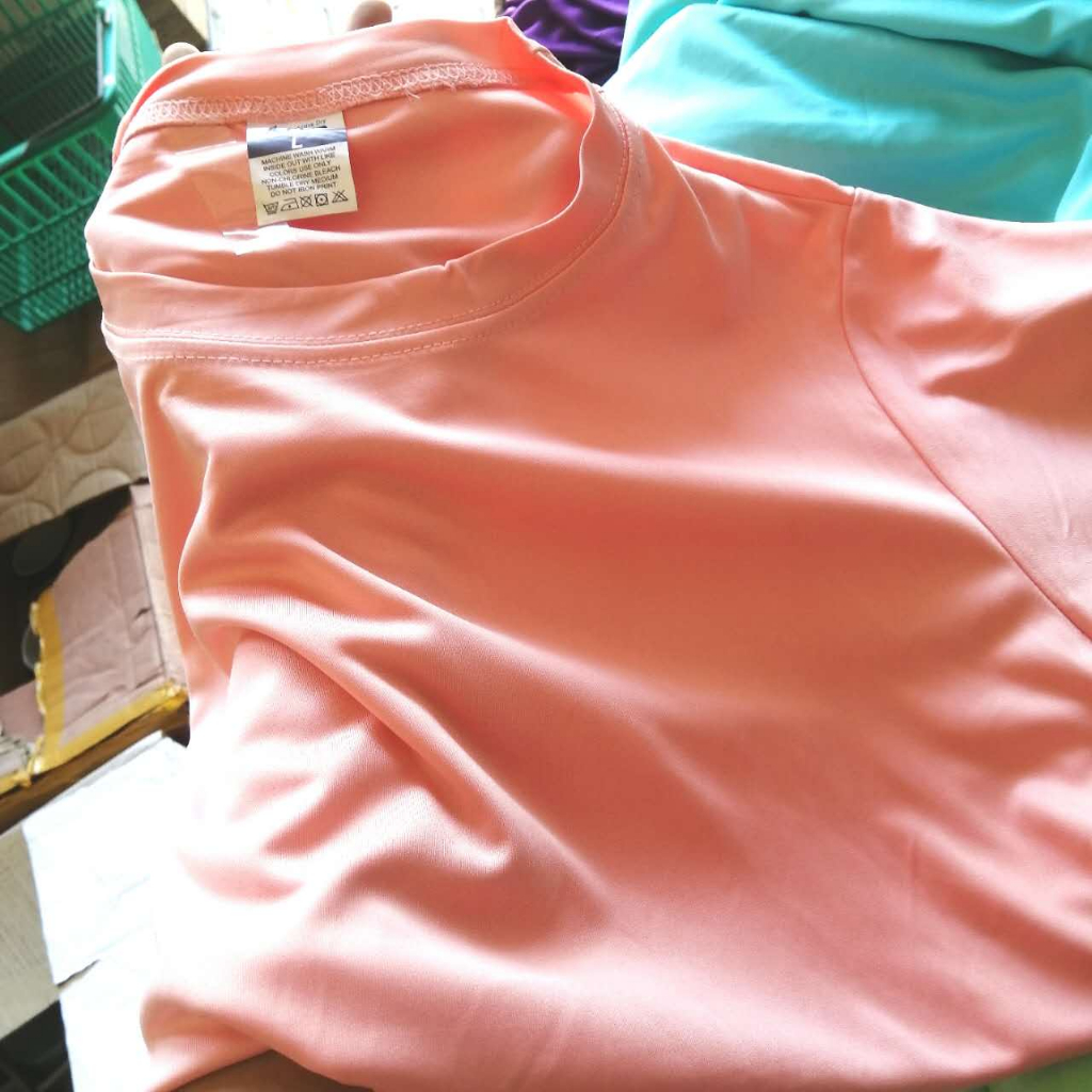 PEACH Keep Active Dry Plain Color t-shirt 180gsm round neck shirt ...
