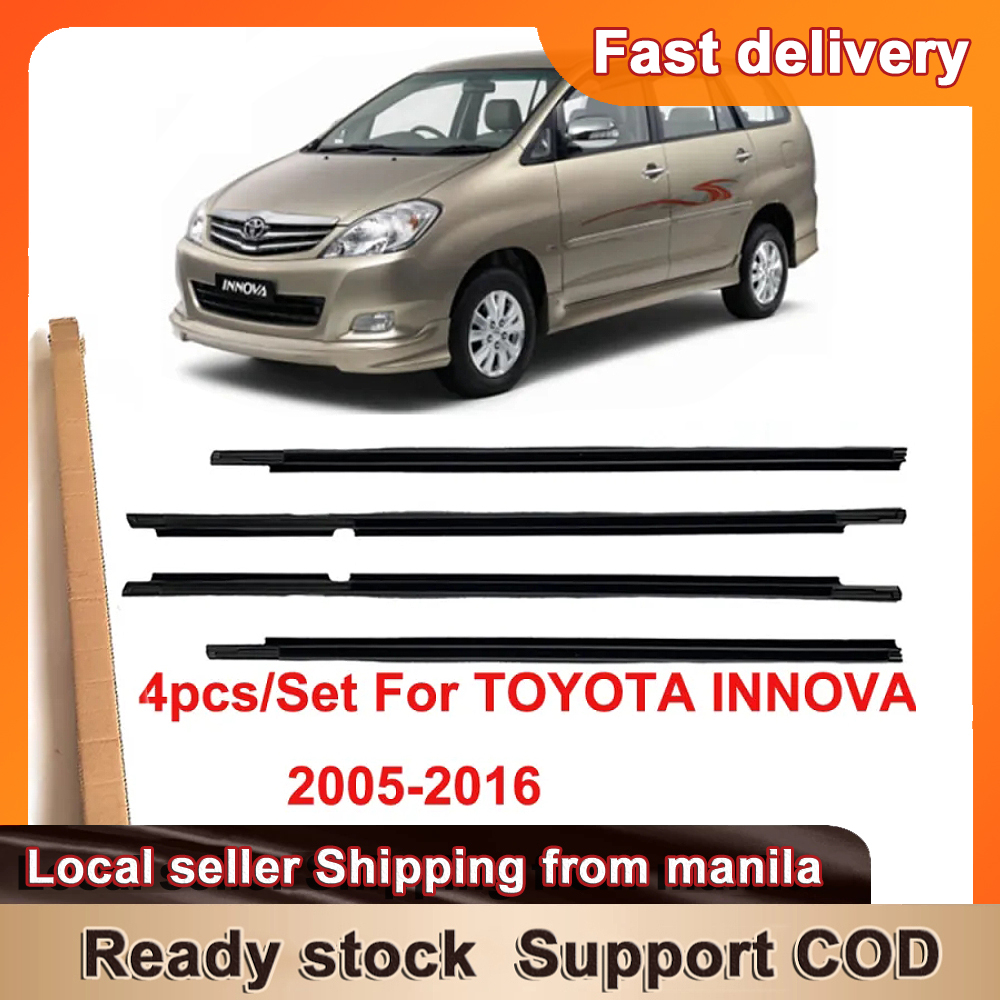 Universal Toyota Innova 2005-2021 Car Door Window Weatherstrips Trim ...