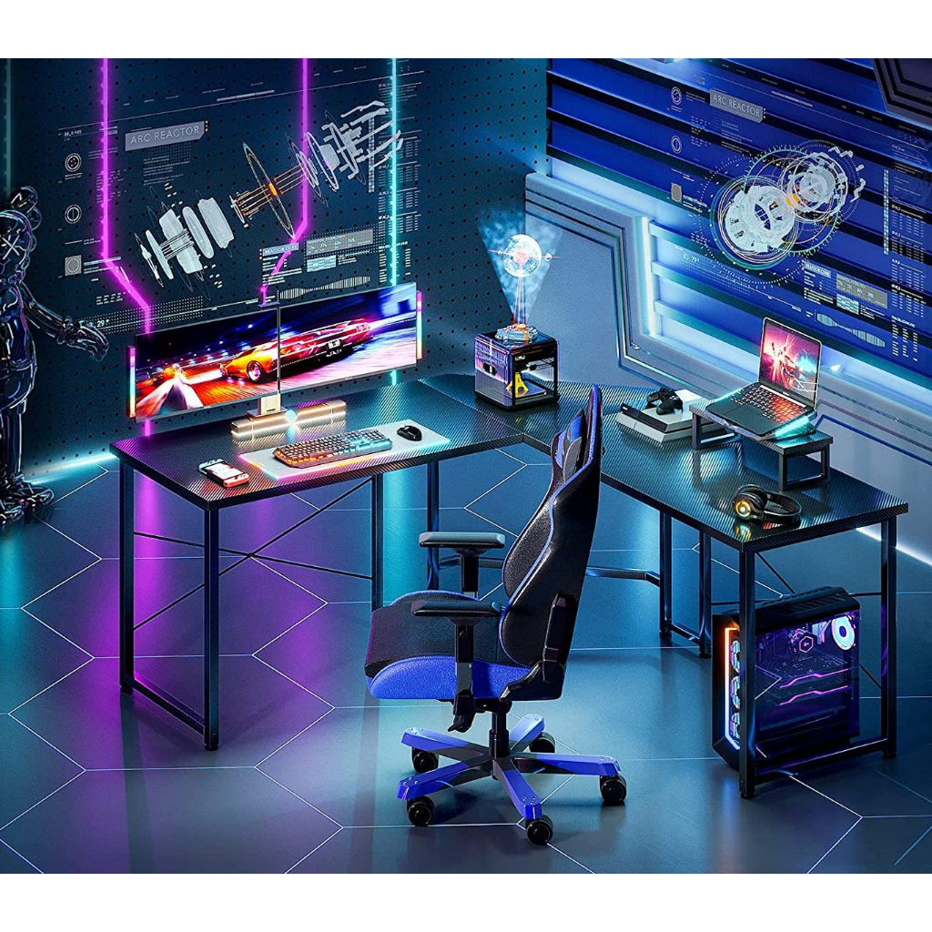 L-Shaped Corner Desktop Computer Desk Esports Desk Computer Desk （With ...