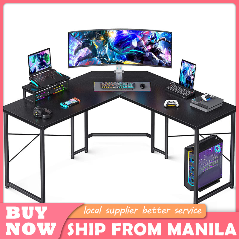 L-Shaped Corner Desktop Computer Desk Esports Desk Computer Desk （With ...
